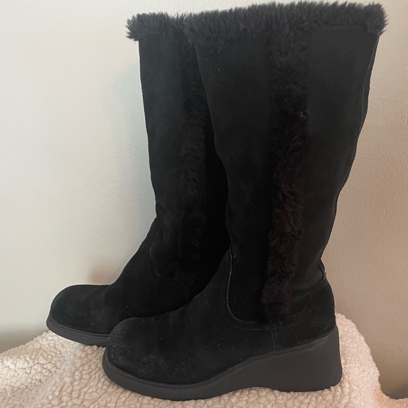 BONGO | Shoes | Bongo Vintage Y2k Suede Wedge Boot | Poshmark